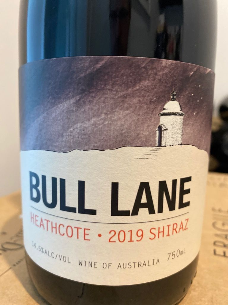 2020 Bull Lane Wine Company Shiraz, Australia, Victoria, Central ...