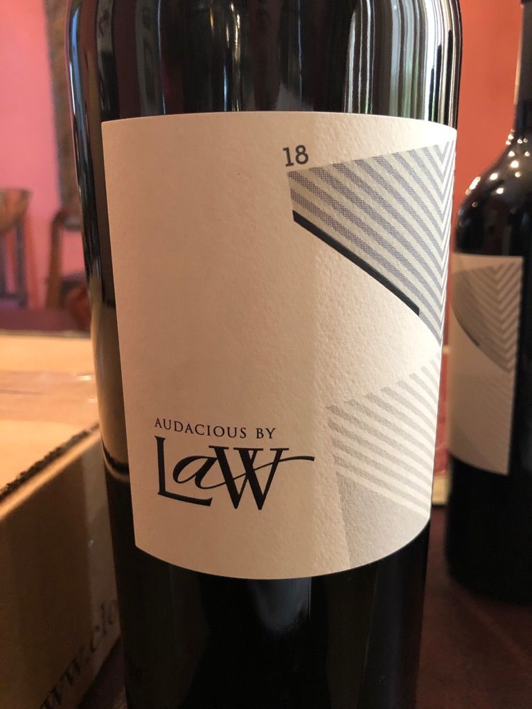 2018 Law Estate Wines Audacious, USA, California, Central Coast, Paso ...