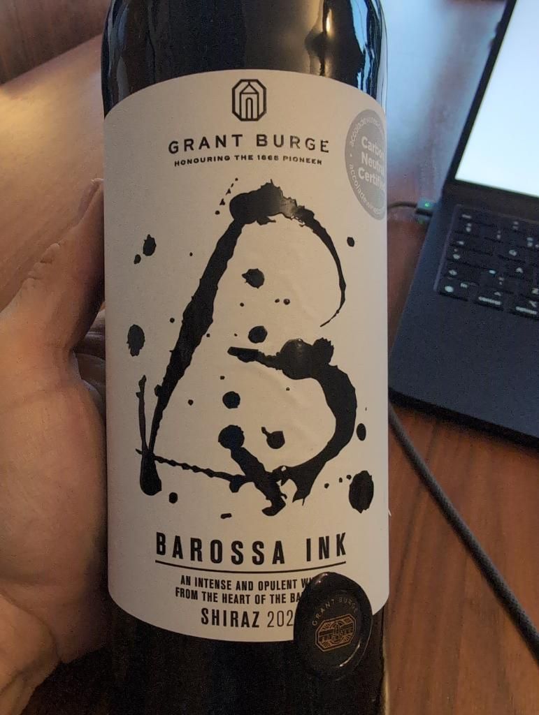 2020 Grant Burge Shiraz Barossa Ink, Australia, South Australia ...