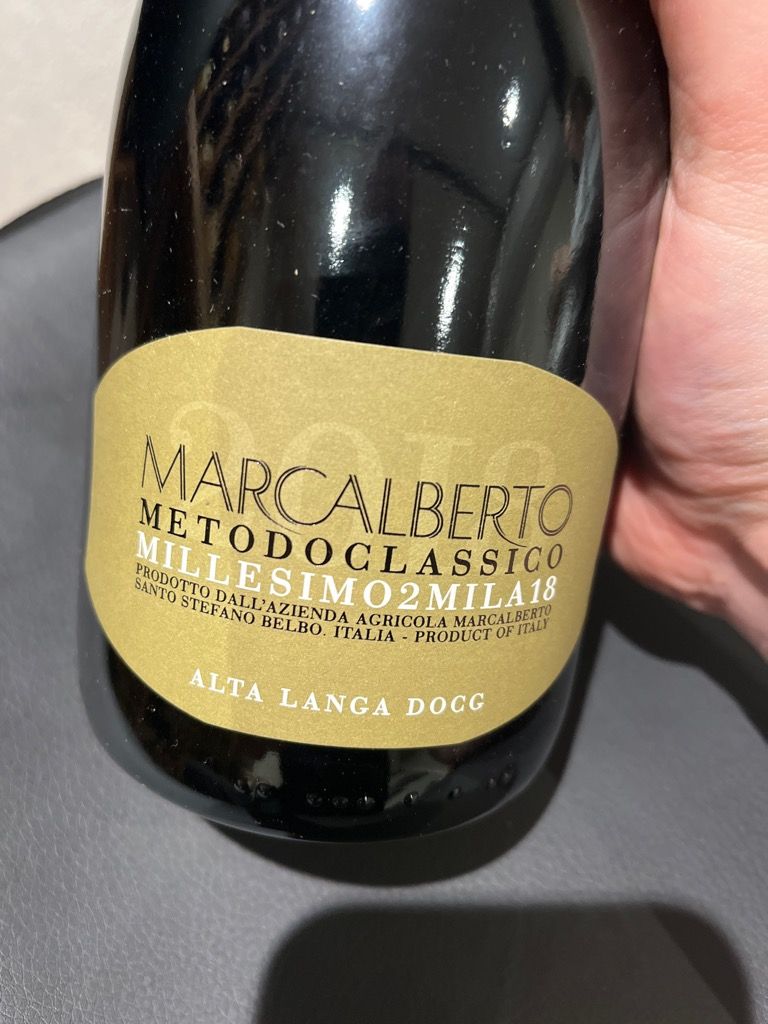 2018 Azienda Agricola Marcalberto Alta Langa Metodo Classico Nature ...