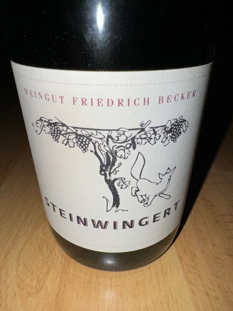2018 Fritz Becker Spätburgunder Steinwingert, Germany, Pfalz ...