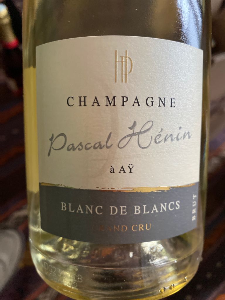 NV Pascal Henin Champagne Grand Cru Blanc de Blancs Brut, France ...
