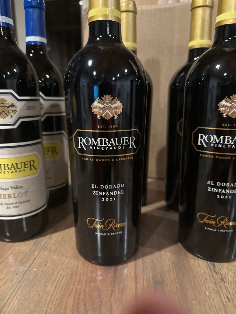 2021 Rombauer Vineyards Zinfandel El Dorado, USA, California, Sierra ...