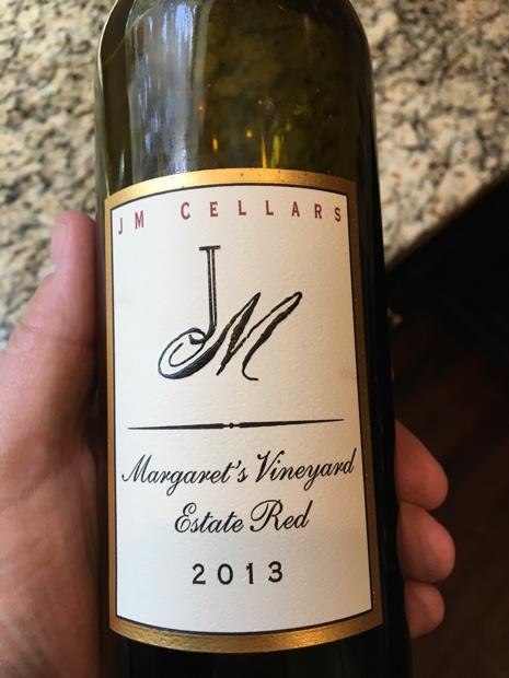 2013 JM Cellars Estate Red Margaret's Vineyard, USA, Washington ...
