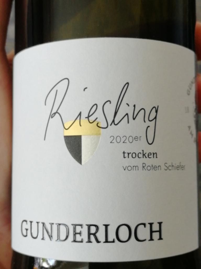 2020 Gunderloch Riesling trocken vom Roten Schiefer, Germany ...