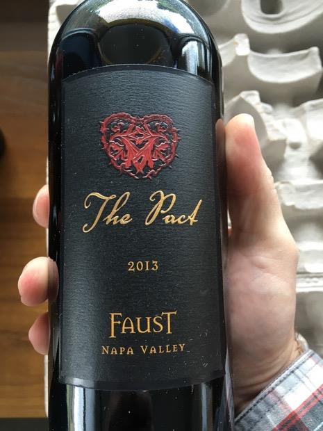 2013 Faust Cabernet Sauvignon The Pact, USA, California, Napa Valley ...