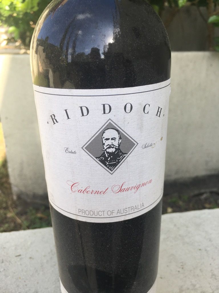 1995 Riddoch Cabernet Sauvignon Merlot Coonawarra, Australia, South ...