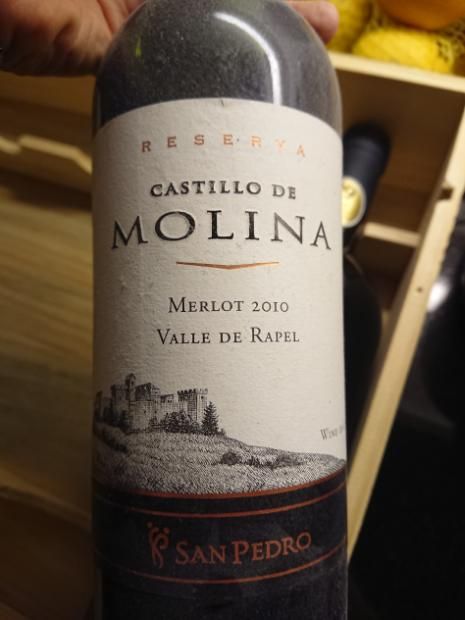 2019 Castillo de Molina Merlot Reserva Cachapoal Valley, Chile, Rapel ...