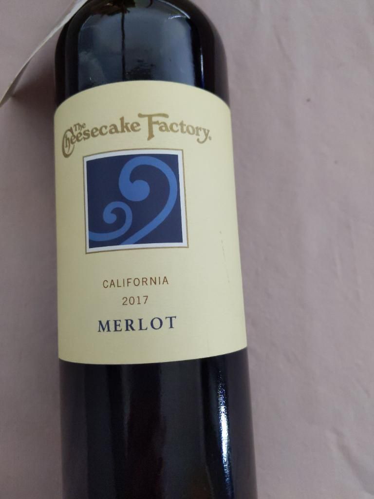 2017 Beringer Vineyards Merlot Cheesecake Factory, USA, California ...