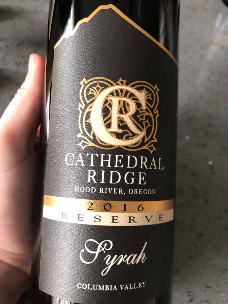2018 Cathedral Ridge Syrah Reserve, USA, Oregon, Columbia Valley ...