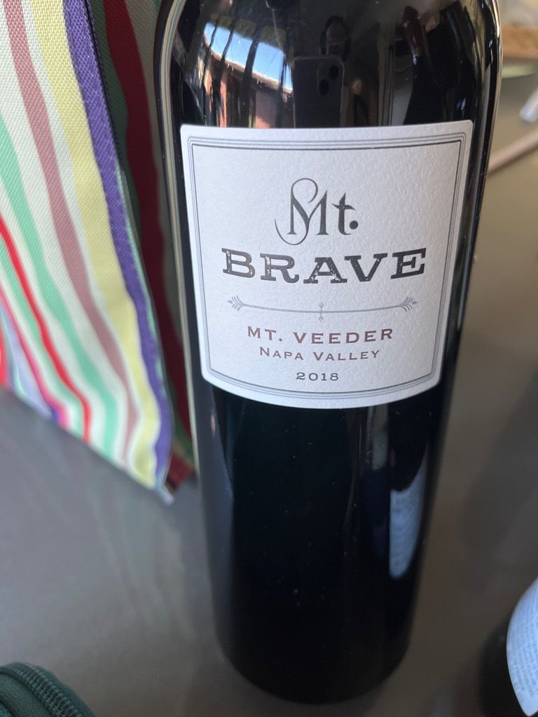 2018 Mt. Brave Cabernet Sauvignon Mt. Veeder Single Block, USA ...