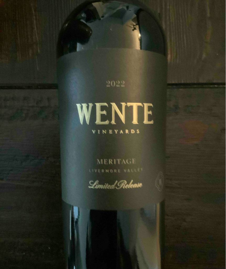 2022 Wente Vineyards Meritage, USA, California, San Francisco Bay ...
