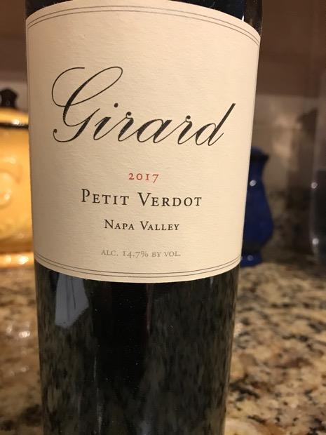 2017 Girard Petit Verdot, USA, California, Napa Valley - CellarTracker