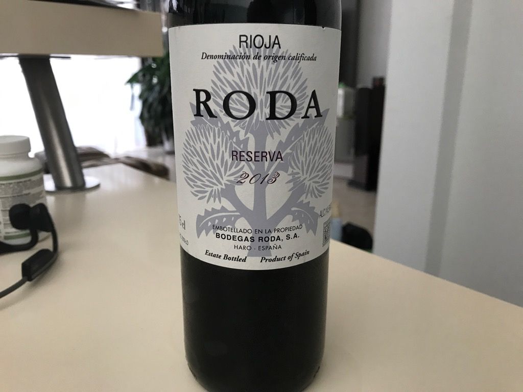 2013 Bodegas Roda Rioja Roda Reserva, Spain, La Rioja, La Rioja Alta ...