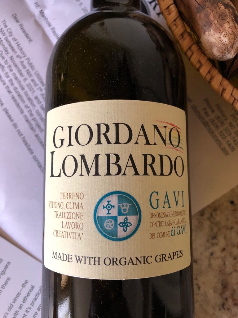 2021 Giordano Lombardo Gavi Gavi del Comune di Gavi, Italy, Piedmont ...