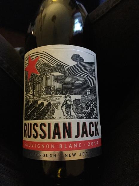2014 Russian Jack Sauvignon Blanc, New Zealand, South Island ...
