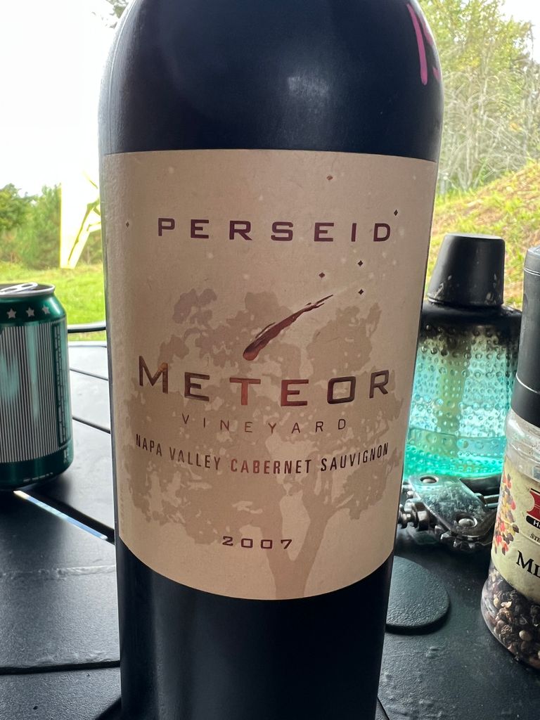 2007 Meteor Vineyard Cabernet Sauvignon Perseid, USA, California, Napa ...