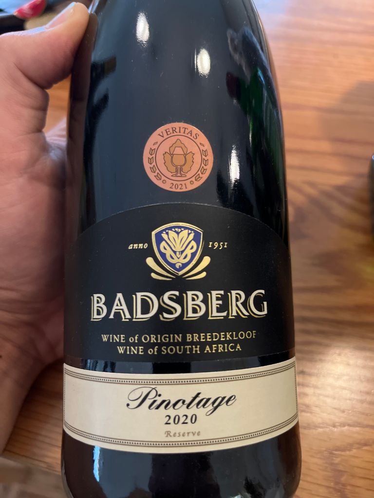 2020 Badsberg Pinotage, South Africa, Breede River Valley, Breedekloof ...