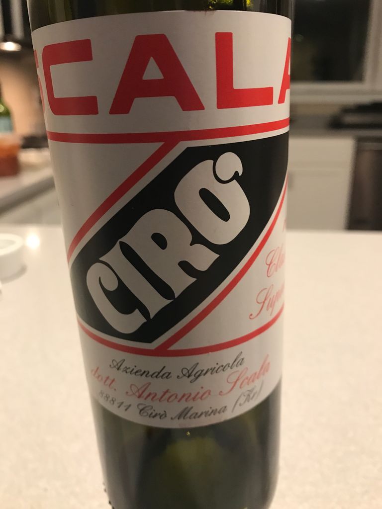 2020 Scala Cirò Classico Superiore, Italy, Calabria, Cirò Classico ...