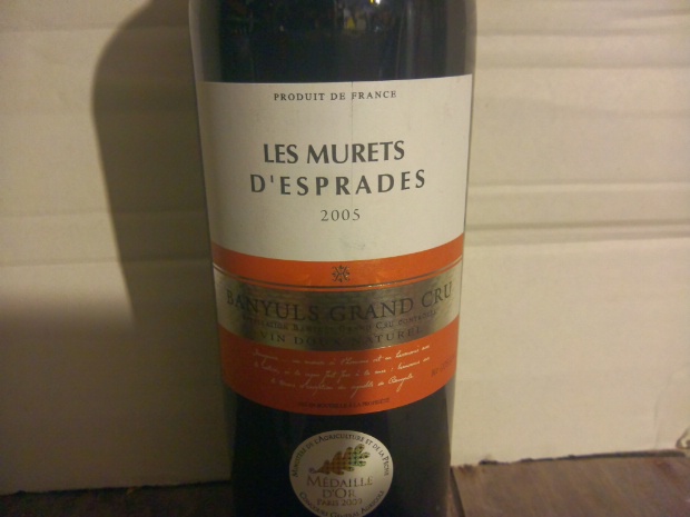 2005 Les Murets D'esprades Banyuls Grand Cru, France, Languedoc ...