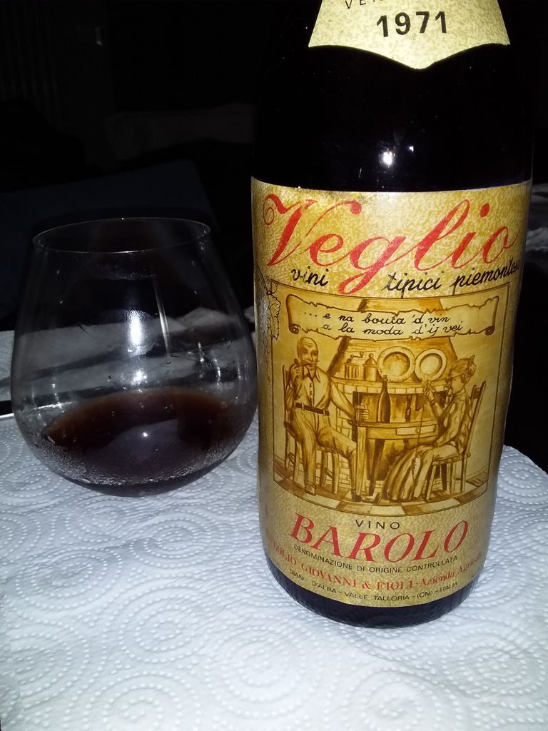 1974 Giovanni Veglio & Figli Barolo, Italy, Piedmont, Langhe, Barolo ...