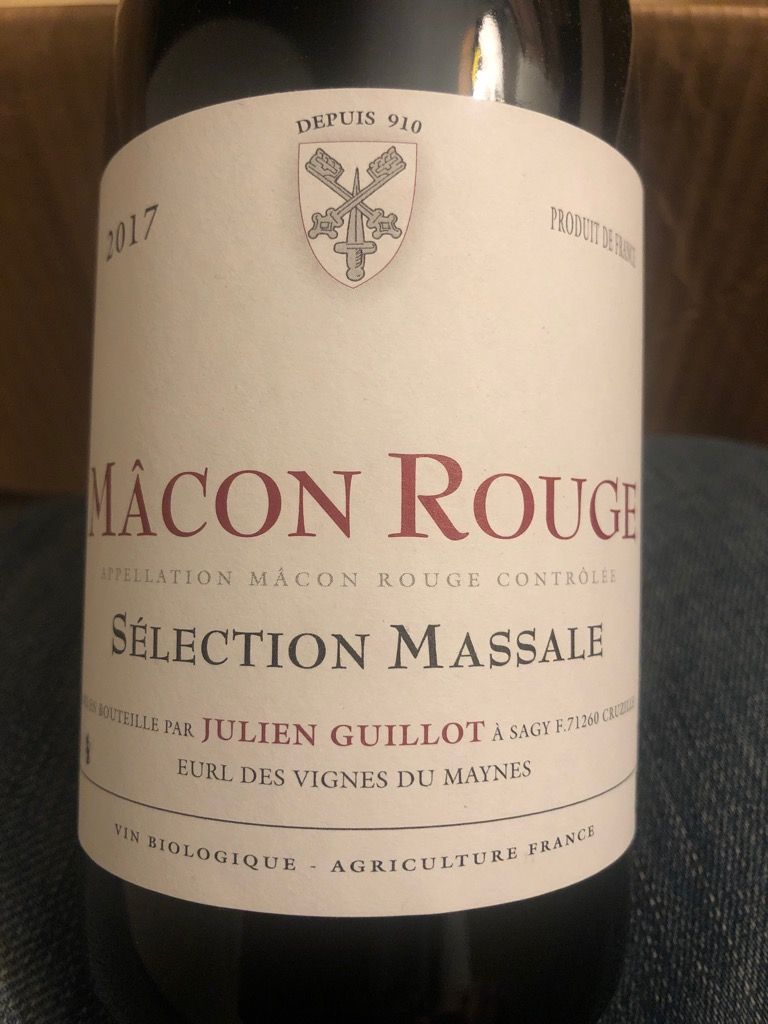 2017 Domaine Des Vignes du Maynes (Julien Guillot) Clos des Vignes du ...