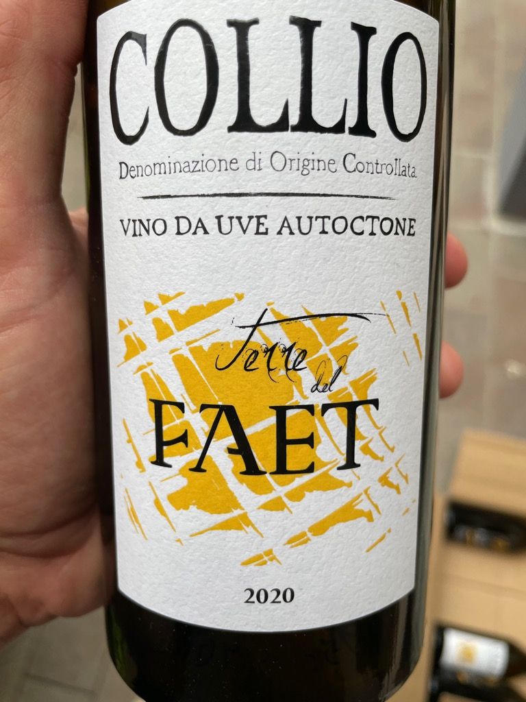 2020 Terre del Faet Collio Vino da Uve Autoctone Bianco, Italy, Friuli ...
