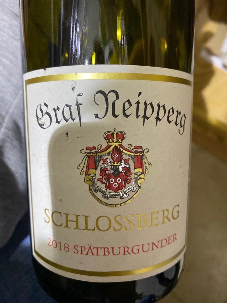 2020 Grafen Neipperg Neipperger Schlossberg Spätburgunder Großes ...