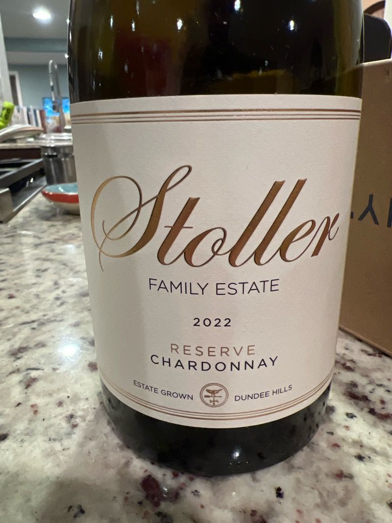2022 Stoller Chardonnay Reserve, USA, Oregon, Willamette Valley, Dundee ...