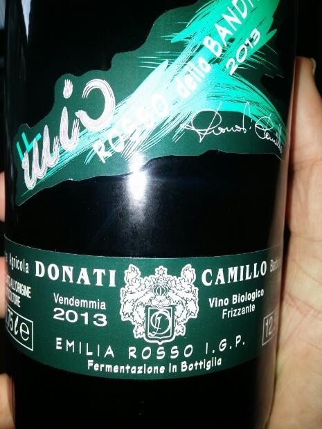 2011 Camillo Donati Rosso della Bandita Emilia IGT, Italy, Emilia ...