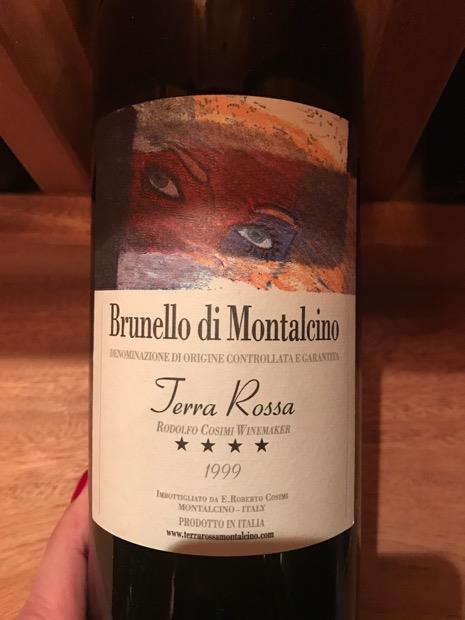 2000 Rodolfo Cosimi Brunello di Montalcino Terra Rossa, Italy, Tuscany ...