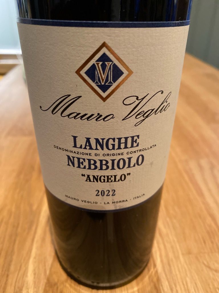 2022 Mauro Veglio Langhe Nebbiolo Angelo, Italy, Piedmont, Langhe ...