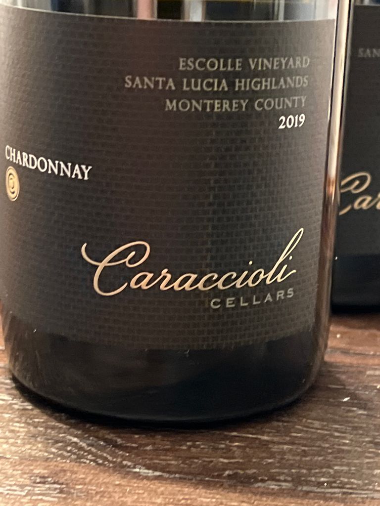 2019 Caraccioli Cellars Chardonnay Escolle Vineyard, USA, California ...