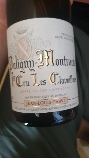 2017 Jean-Louis Chavy Puligny-Montrachet 1er Cru Clavoillon, France ...