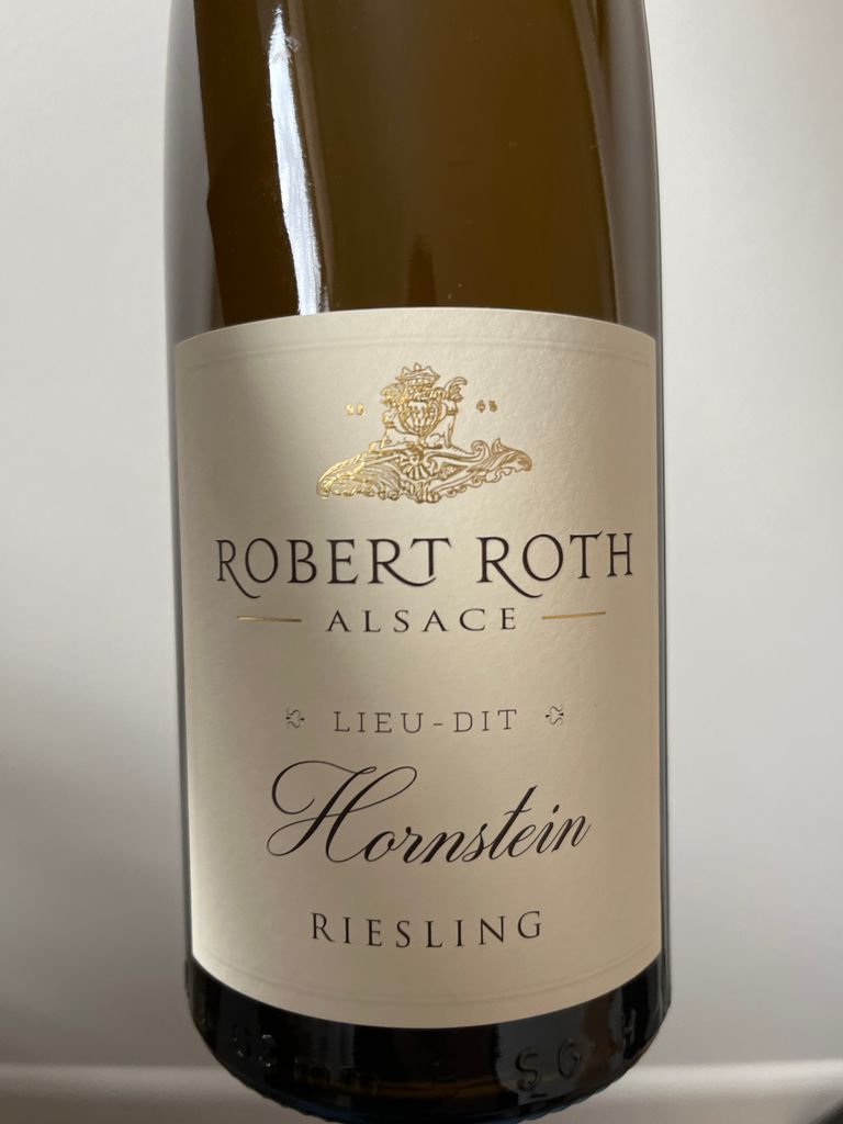 2019 Robert Roth Riesling Hornstein, France, Alsace - CellarTracker