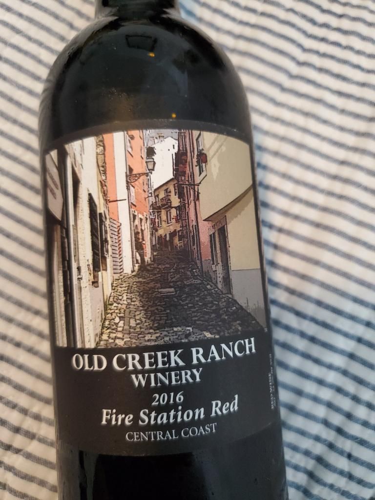 2018 Old Creek Ranch Winery Fire Station Red, USA, California, Central ...