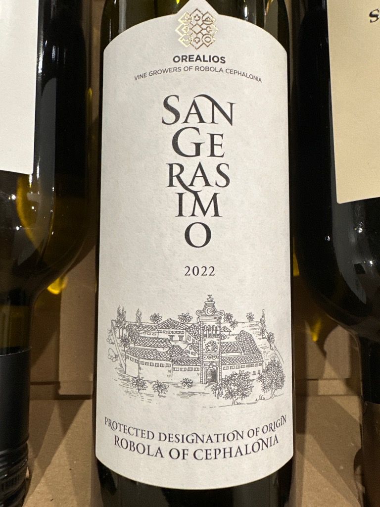 2023 Orealios Gaea San Gerasimo Robola of Cephalonia, Greece, Ionian ...