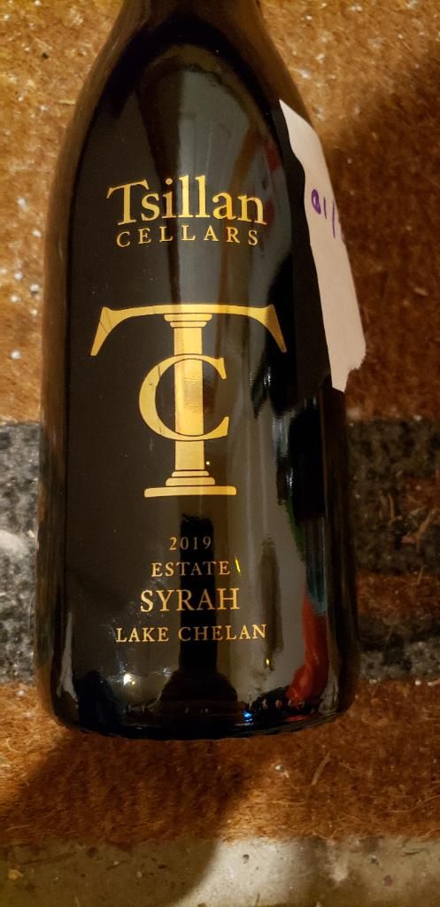 2019 Tsillan Cellars Syrah Estate, USA, Washington, Columbia Valley ...