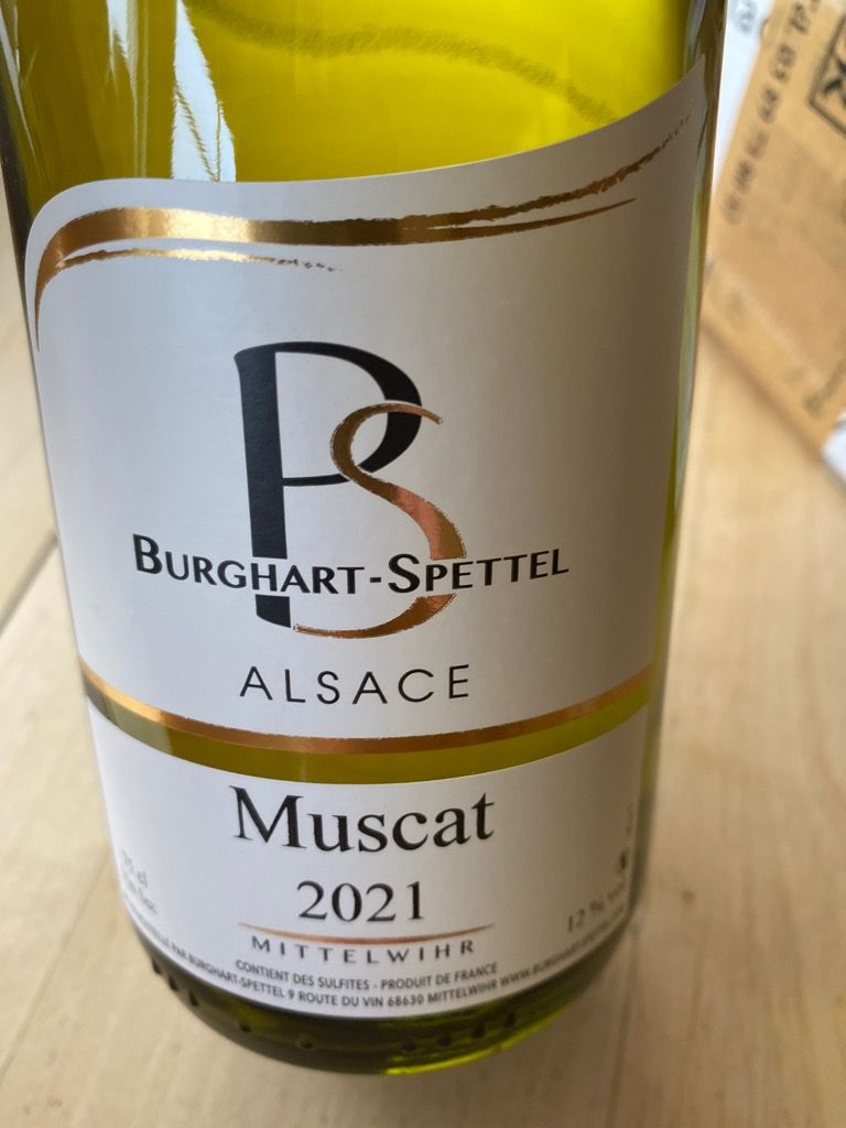 2022 Domaine Burghart-Spettel Muscat, France, Alsace - CellarTracker