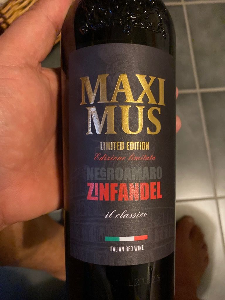 2021 Angelo Rocca & Figli Maximus Limited Edition Negroamaro Zinfandel ...