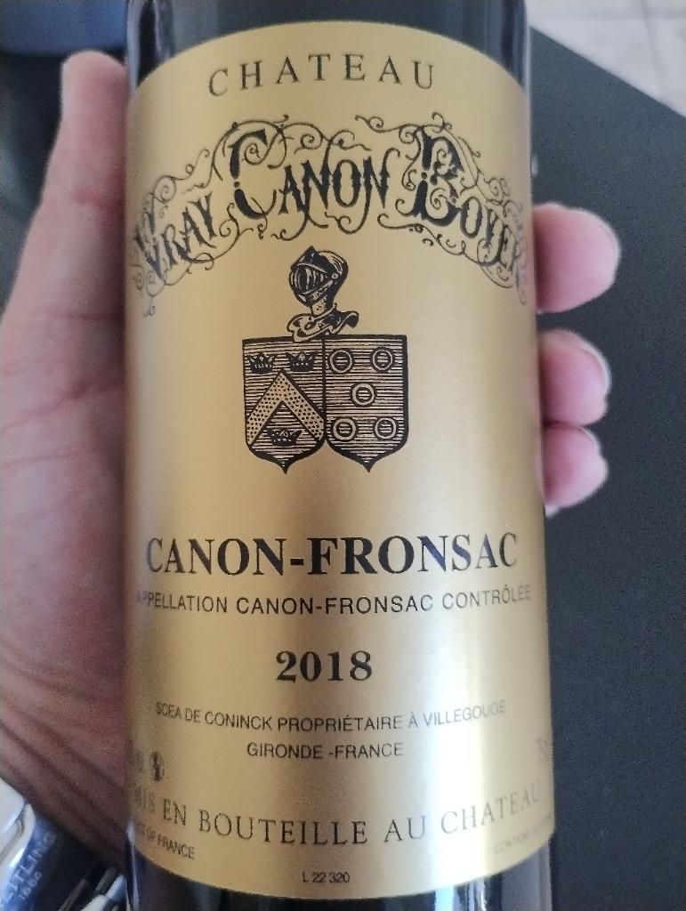 2018 Château Vray Canon Boyer, France, Bordeaux, Libournais, Canon ...
