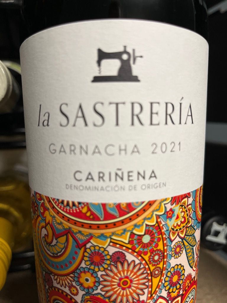 2021 Bodegas Añadas Garnacha La Sastrería, Spain, Aragón, Cariñena ...