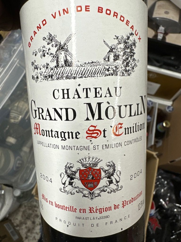 1996 Château Grand Moulin, France, Bordeaux, Libournais, Montagne-St ...