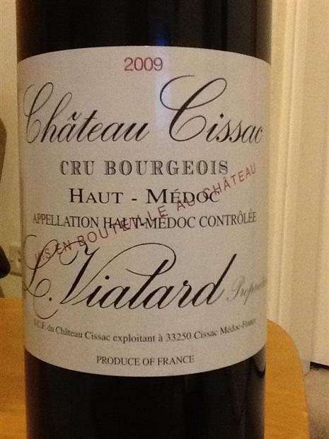 2009 Château Cissac, France, Bordeaux, Médoc, Haut-Médoc - CellarTracker