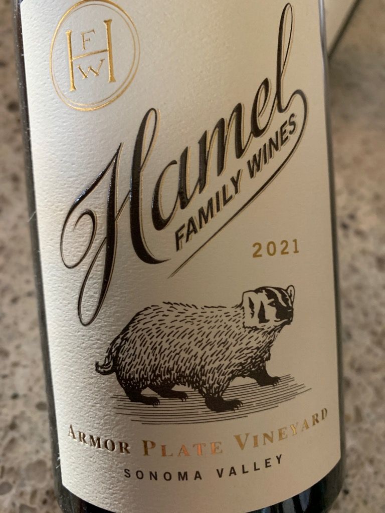 2021 Hamel Family Wines Armor Plate Vineyard, USA, California, Sonoma ...