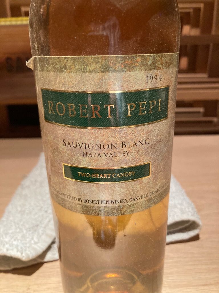 2000 Robert Pepi Sauvignon Blanc Two-Heart Canopy, USA, California ...