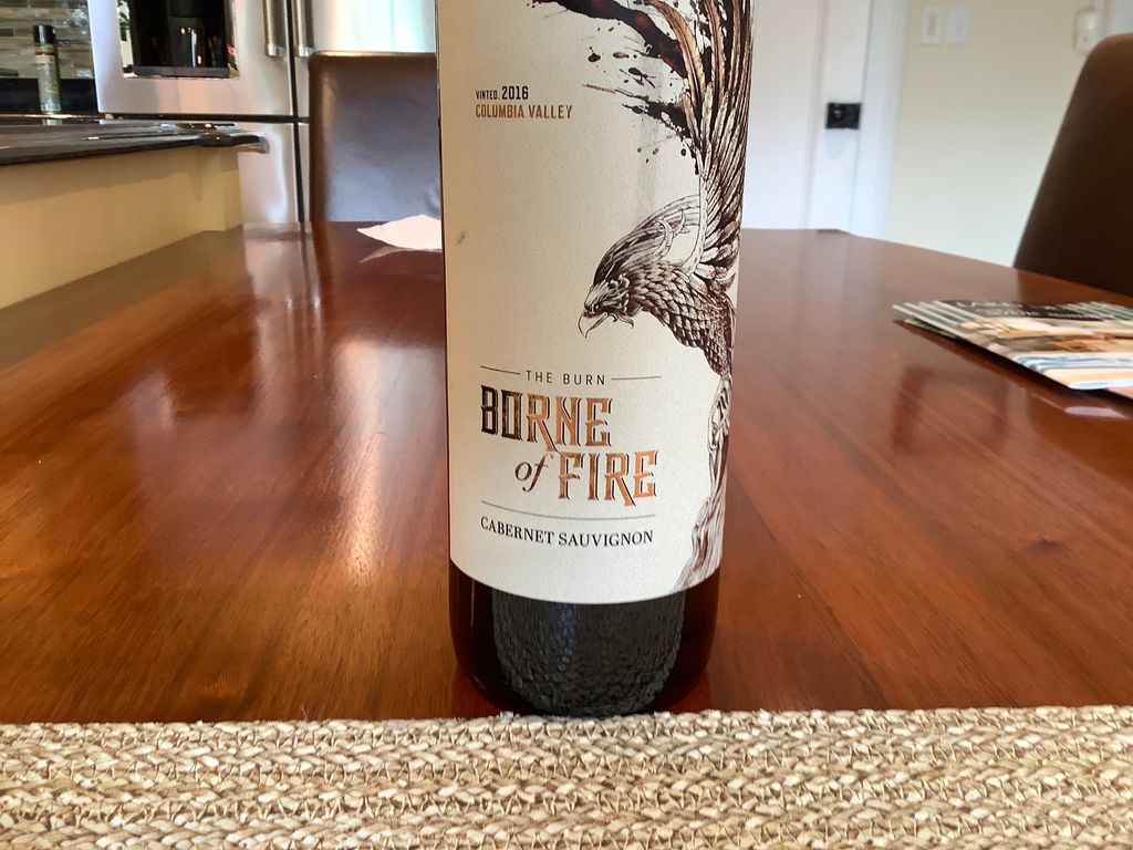 2016 Borne of Fire Cabernet Sauvignon The Burn, USA, Washington ...