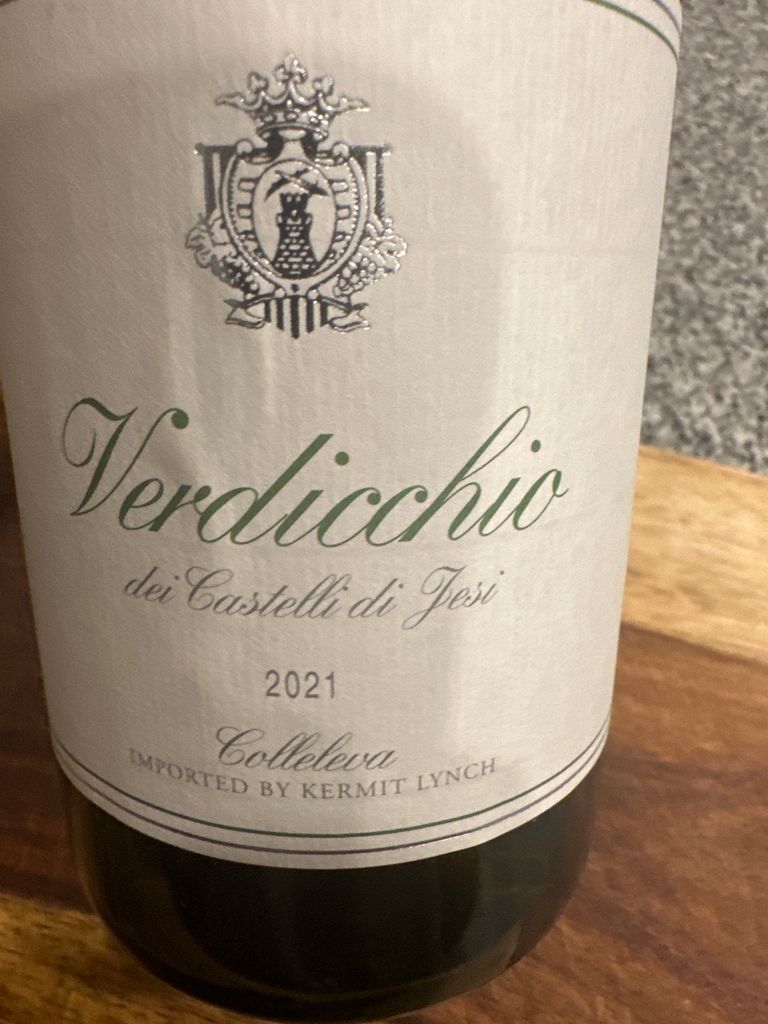 2021 Colleleva Verdicchio dei Castelli di Jesi Colleleva, Italy, Marche ...