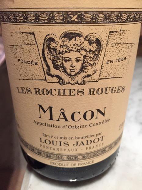 2014 Louis Jadot Mâcon Les Roches Rouges, France, Burgundy, Mâconnais ...