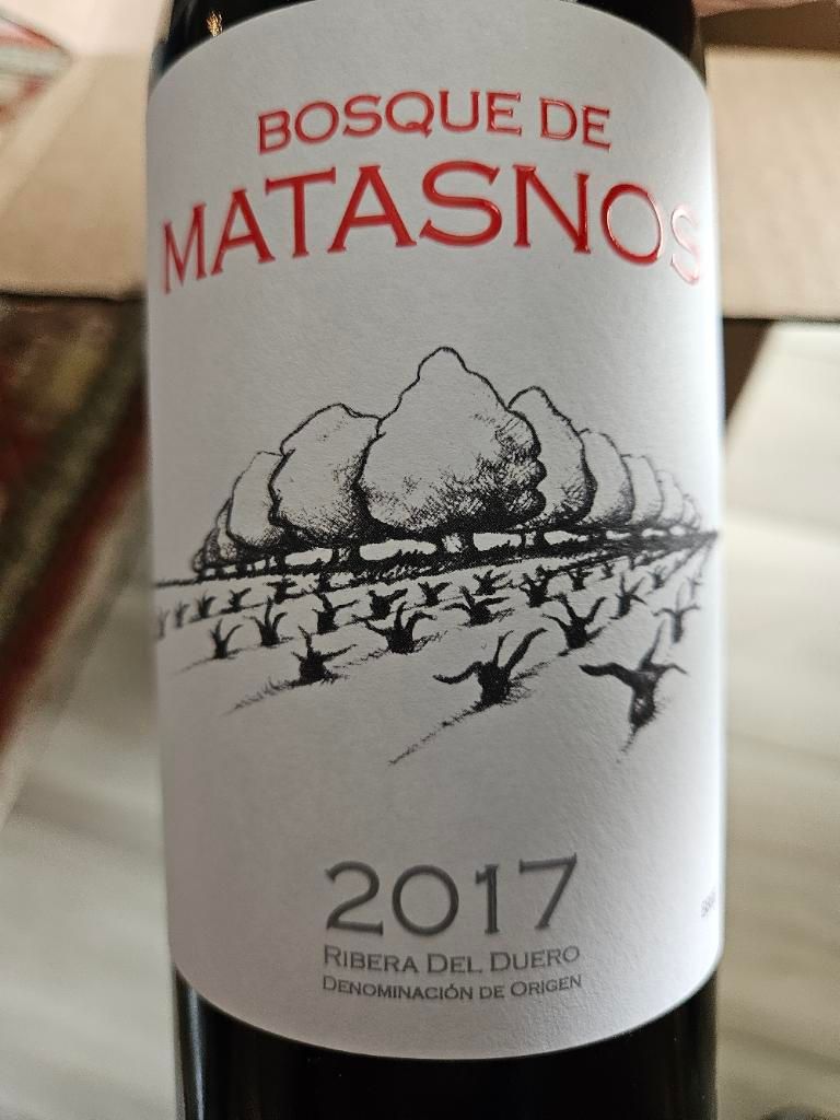 2017 Bodegas BMA Ribera del Duero Bosque de Matasnos, Spain, Castilla y León, Ribera del Duero ...